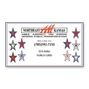 $10 Punch Card - Northeast Kansas Area Agency on Aging